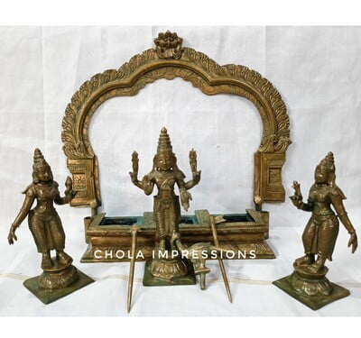 Buy Panchaloha bronze statue in authentic, traditional south indian style